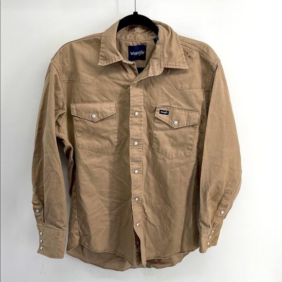 Wrangler | Shirts | Vintage Wrangler Western Yoke Heavy Weight Canvas ...